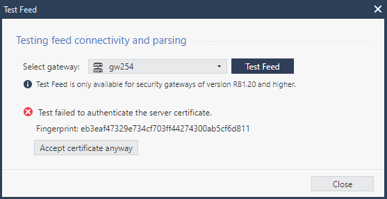 Questions about Network Feed - Check Point CheckMates