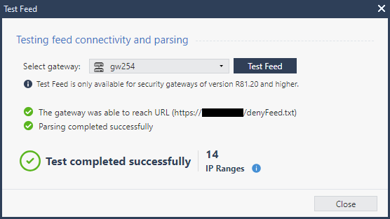 Questions about Network Feed - Check Point CheckMates