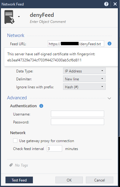 Questions about Network Feed - Check Point CheckMates