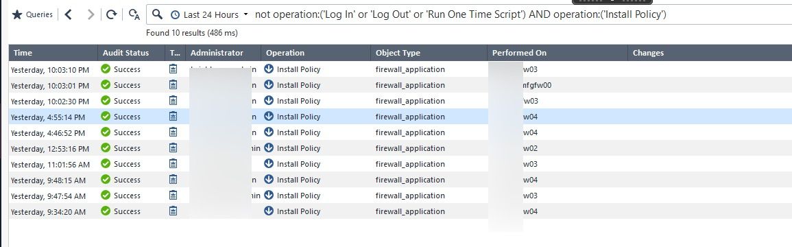 Solved Getting The Times Of Install Policy Check Point Checkmates