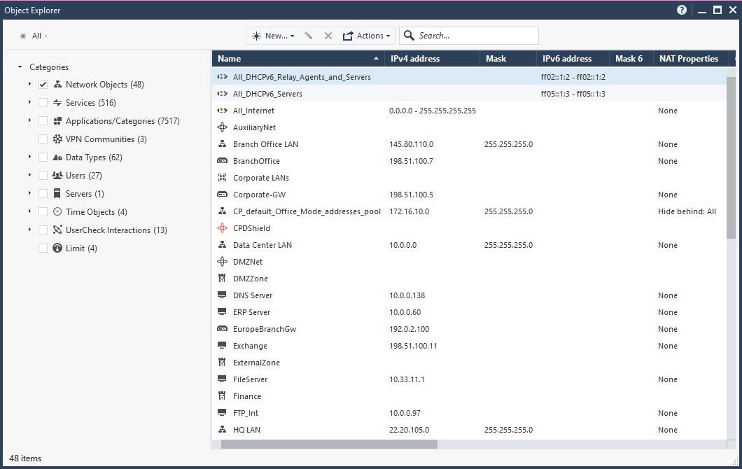 Solved View Network Host Objects In Smart Cli Check Point Checkmates 2316