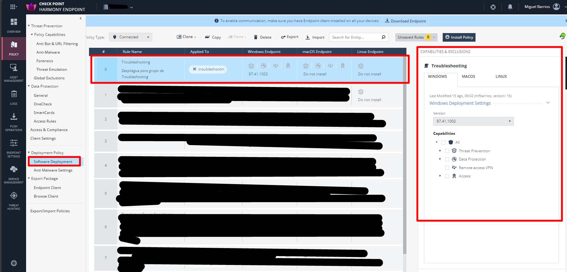 Solved Disable Checkpoint Endpoint Antivirus For One Pc Check Point
