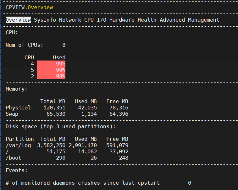 High CPU consumption peaks in SmartEvent - Check Point CheckMates