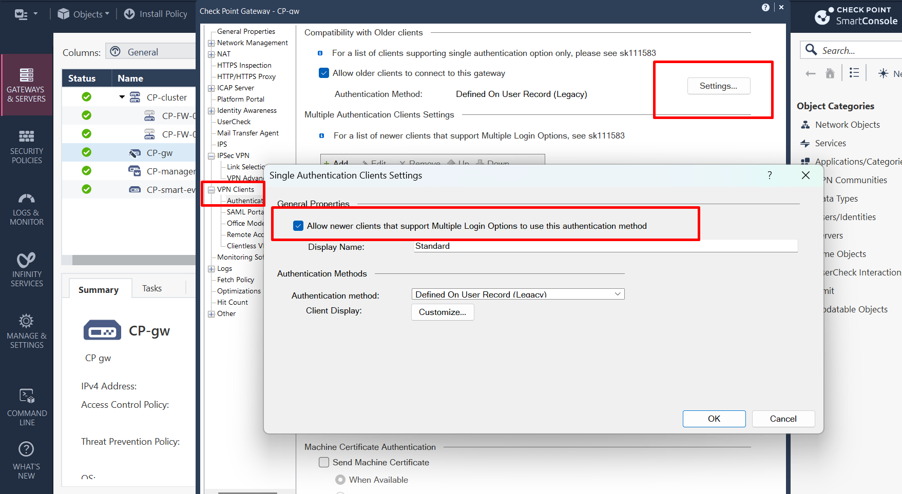 Remove Log In Option From Remote Access Vpn Check Point Checkmates