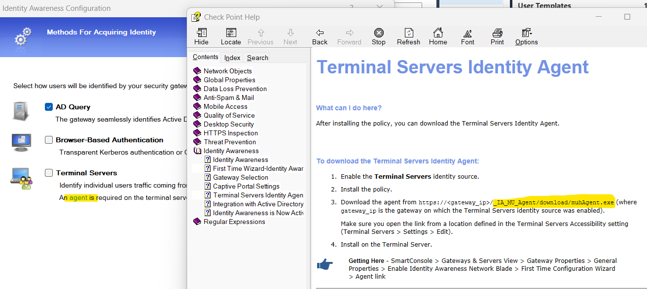 Solved: identity agent download problem - Check Point CheckMates