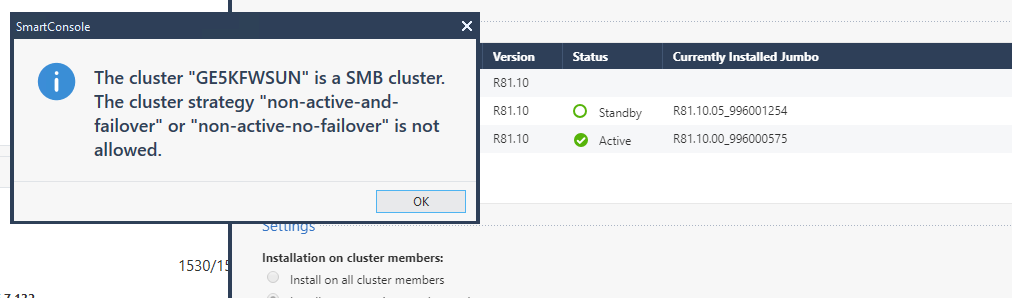 Solved Smartconsole Install Firmware Smb Check Point Checkmates