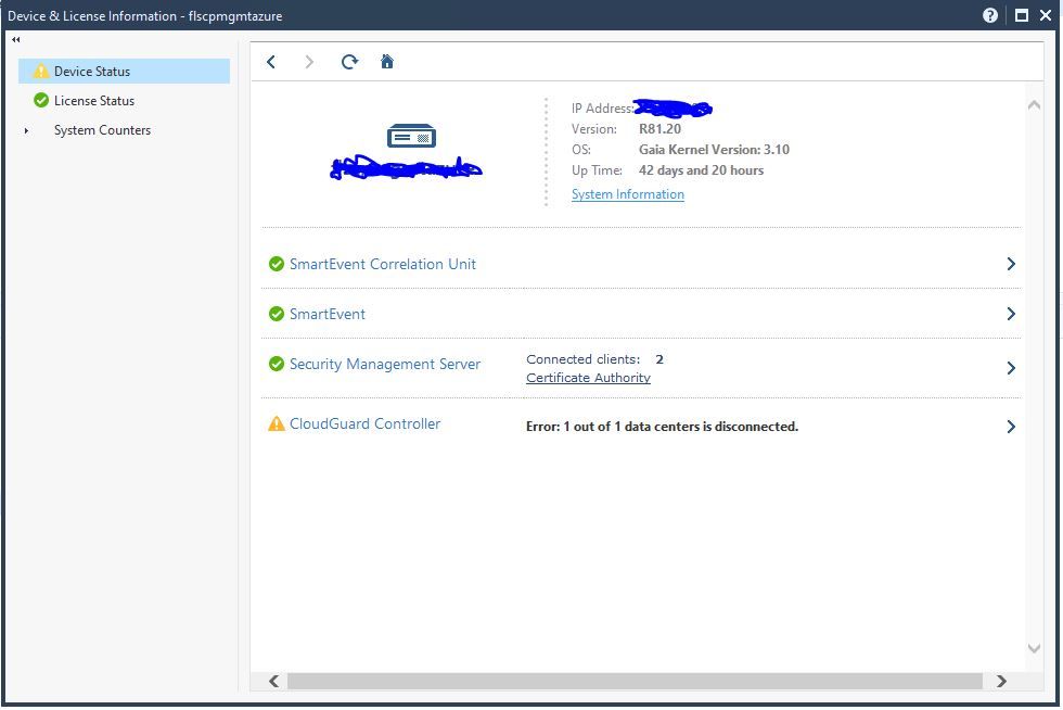Cloudguard Controller Error Check Point Checkmates