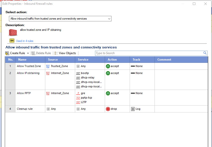 Firewall Trusted_Zones - Check Point CheckMates