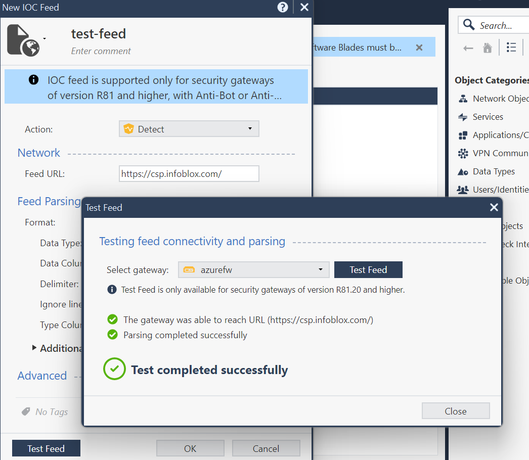 Ioc Feed From Infoblox Check Point Checkmates 