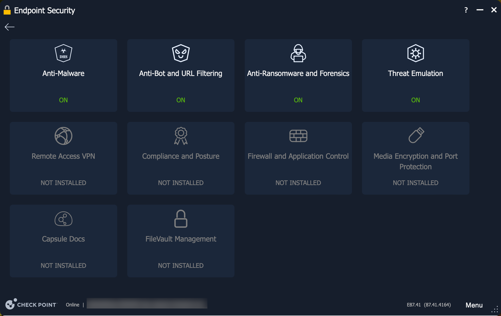 Capabilities Greyed Out - Check Point CheckMates