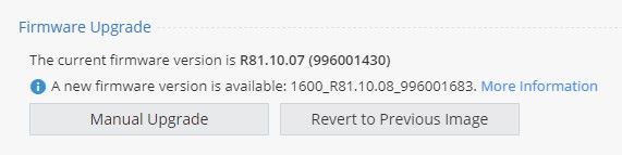 Solved: Quantum Spark 1600 Appliance(Downgrade from R81.10... - Check ...