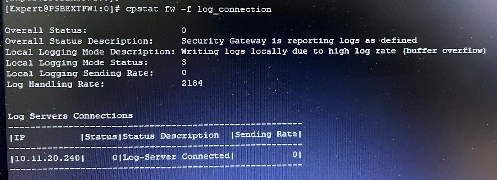 Gateway logs locally - Check Point CheckMates