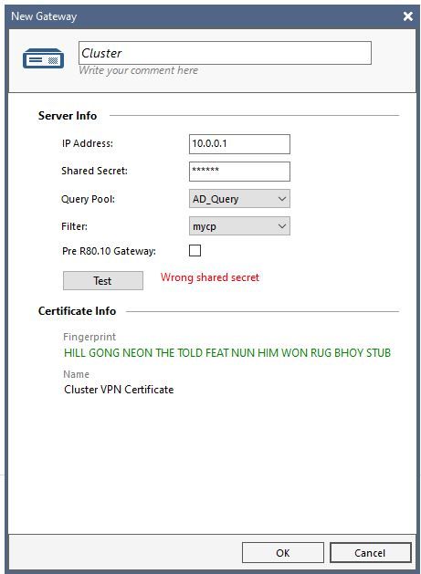 Solved Identity Collector Wrong Shared Secret Check Point Checkmates