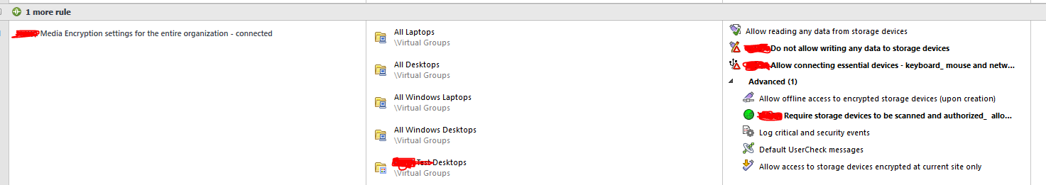 Media Encryption & Port Protection creating Device... - Check Point ...