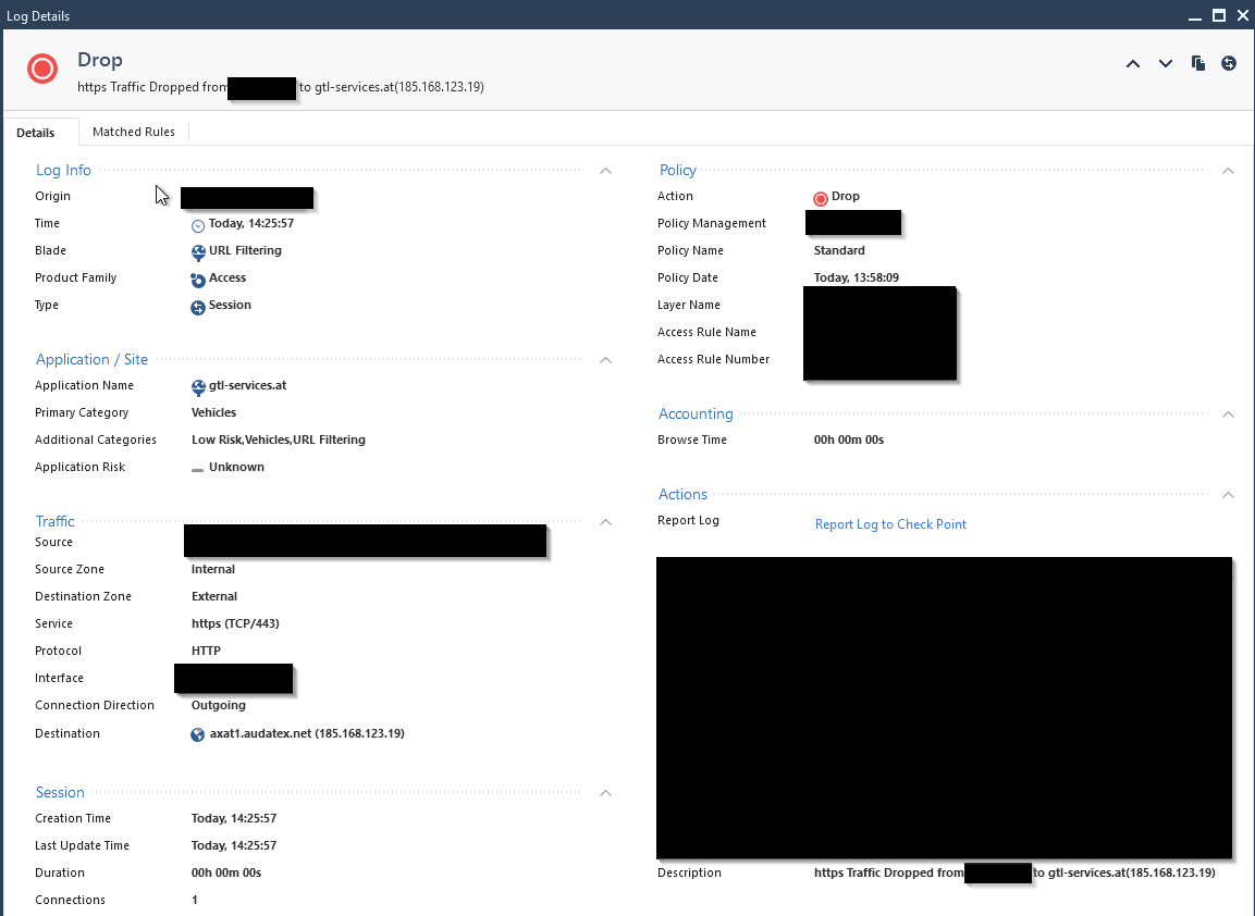 Solved: Issue with url filtering - Check Point CheckMates