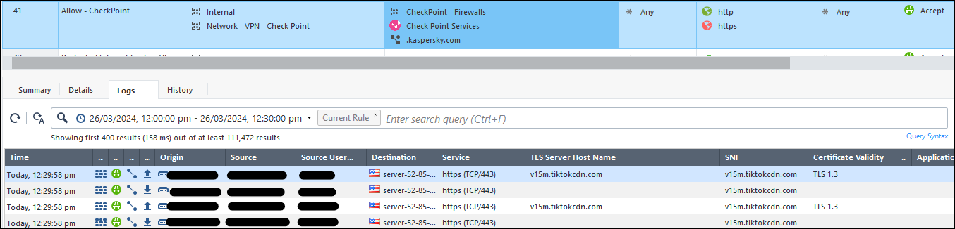 The Checkpoint Services Updatable Object Include Check Point