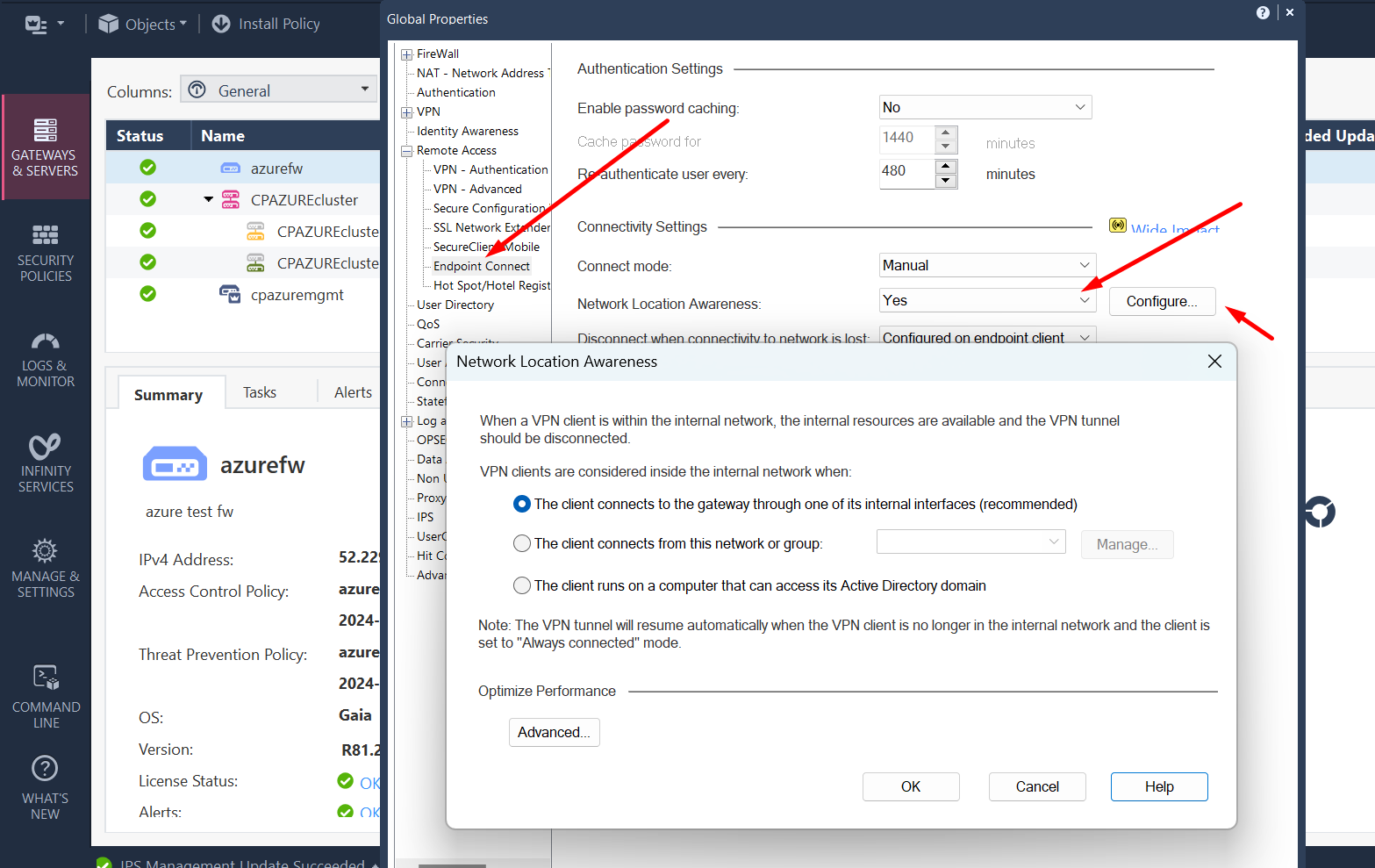 Solved Checkpoint Vpn Secure Domain Logon Pops Up In The Check