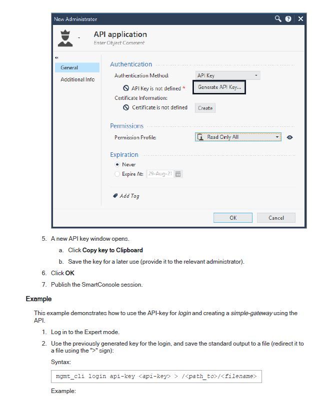 API-Key - Check Point CheckMates