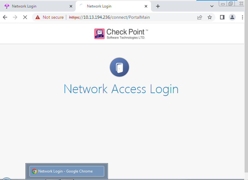 captive portal - Check Point CheckMates