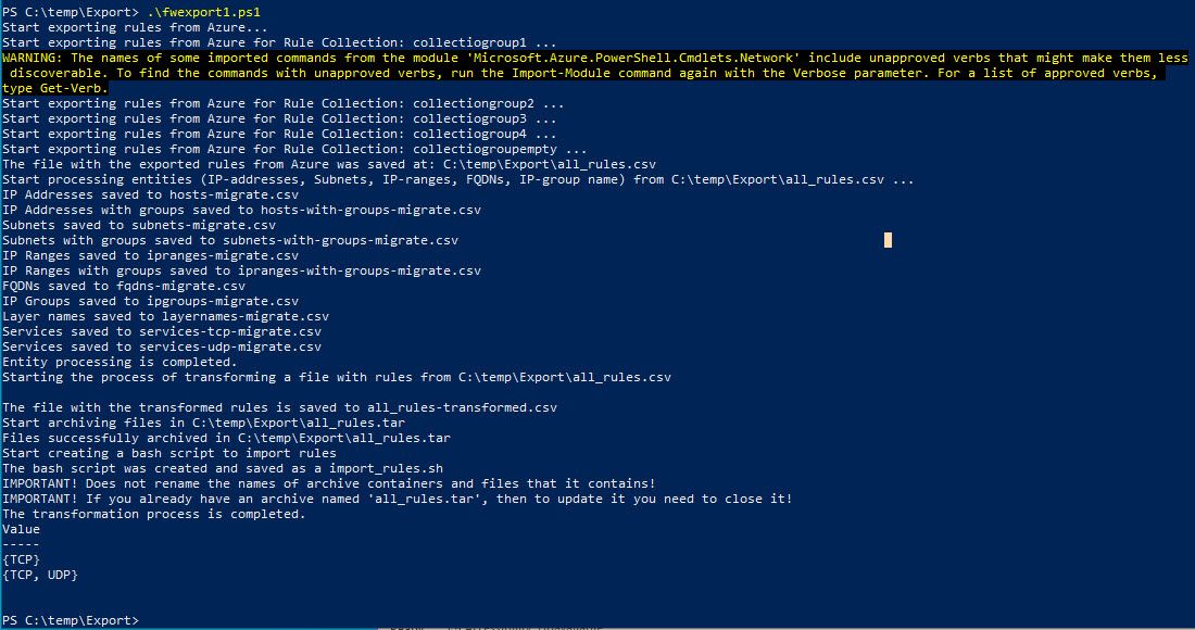 New Easy Migration From Azure Firewall To Check P Check Point