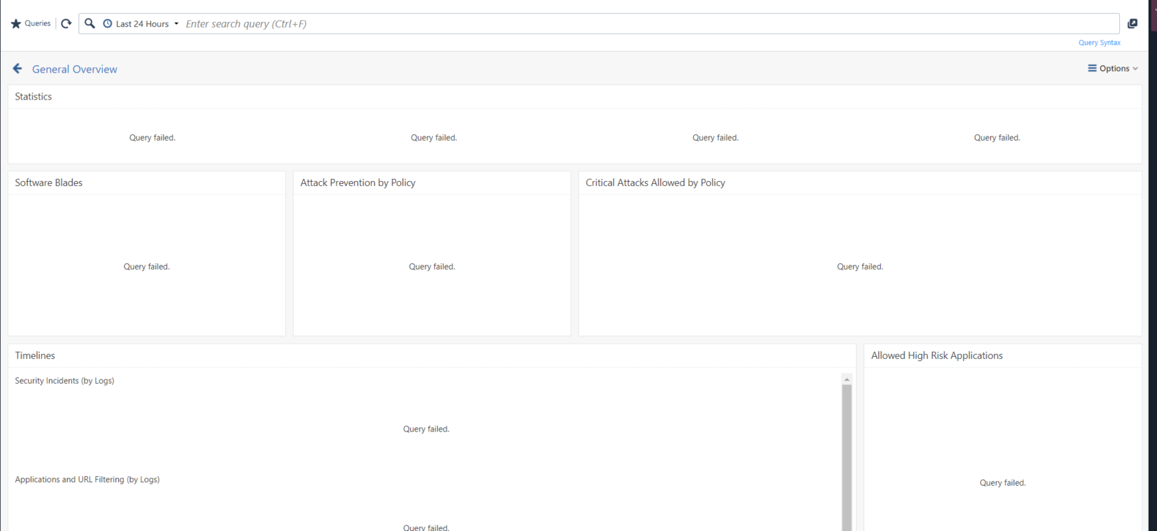 General Overview Show Notthingm Logs Error Log Se Check Point
