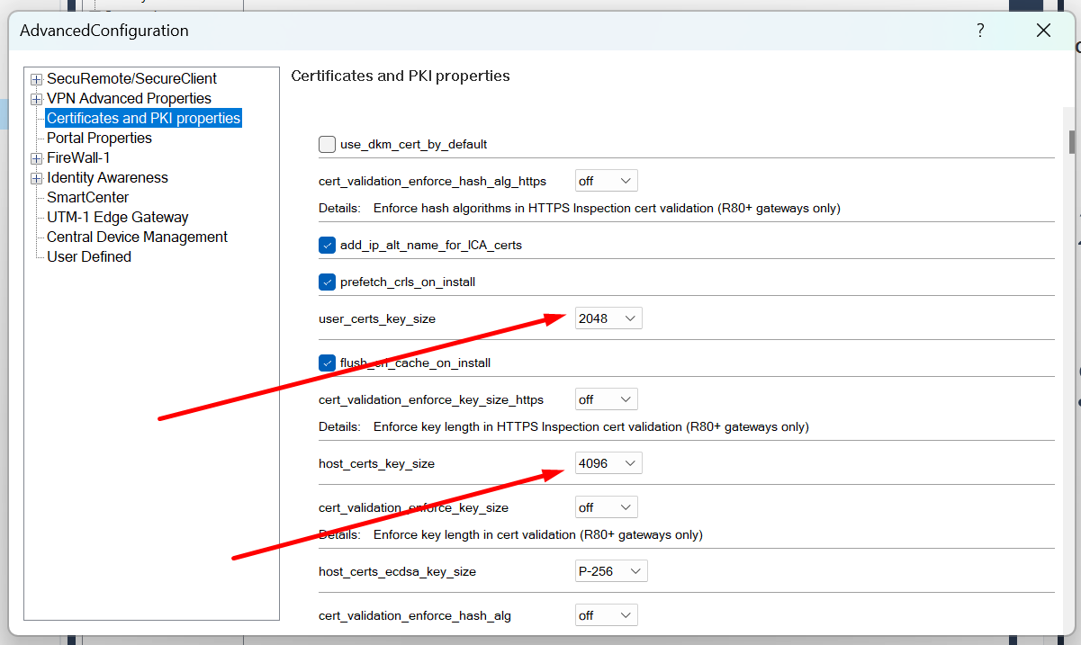 Solved: Change RSA Key 2048 to 4096 to Client VPN - Check Point CheckMates