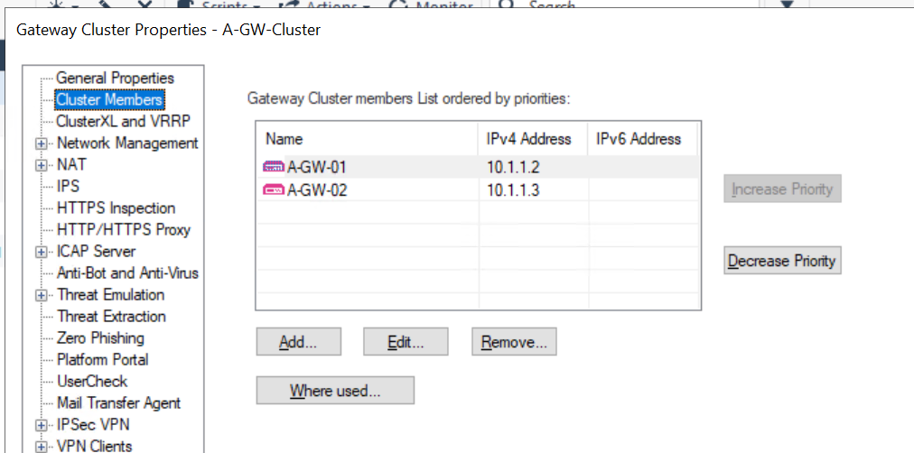 Adventures in Clustering - Check Point CheckMates