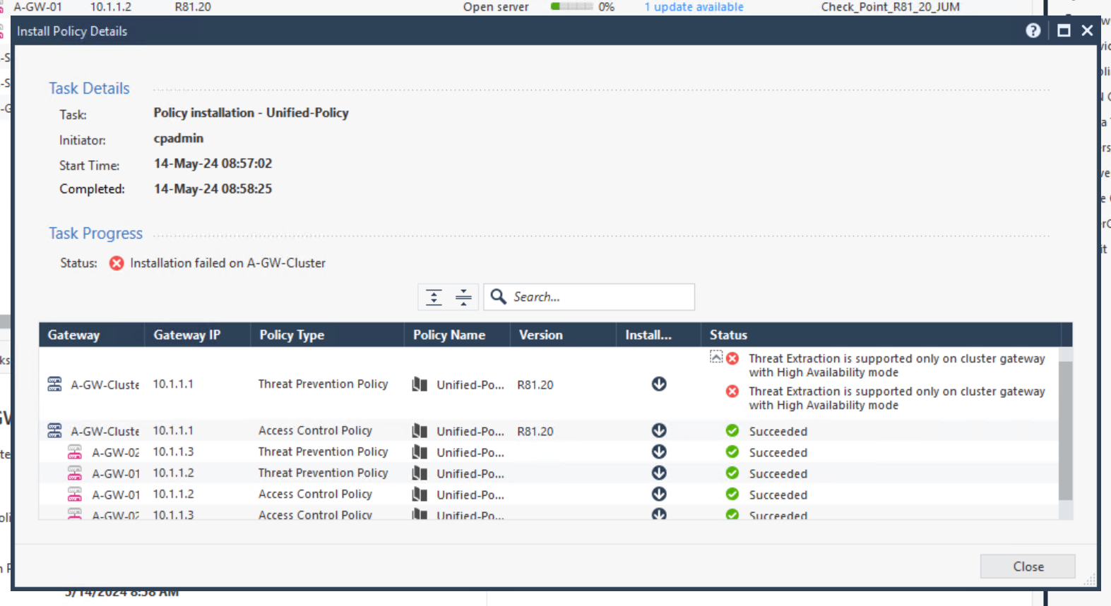 Adventures in Clustering - Check Point CheckMates