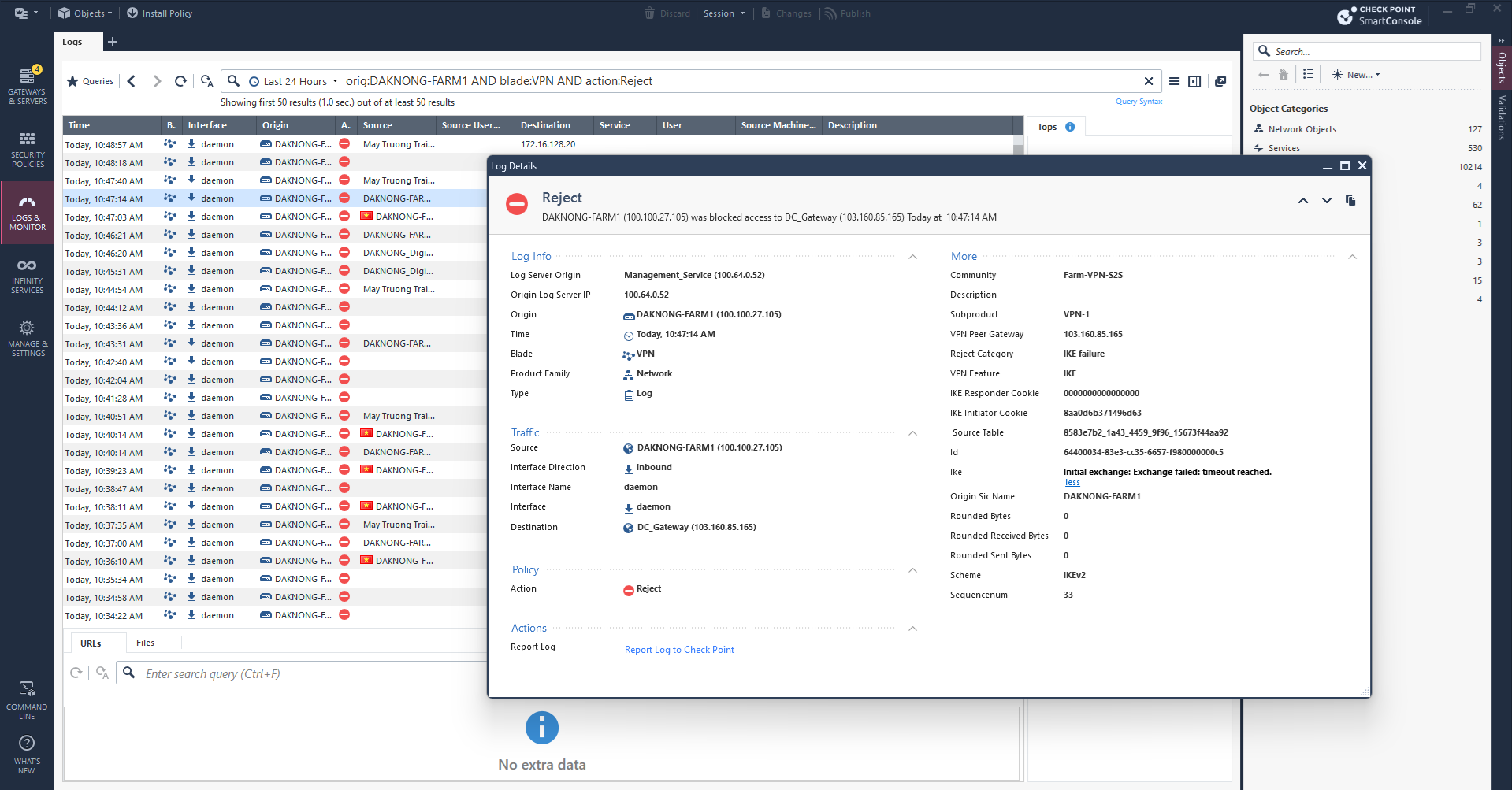 Lost Site-to-Site VPN Connection after power outag... - Check Point ...