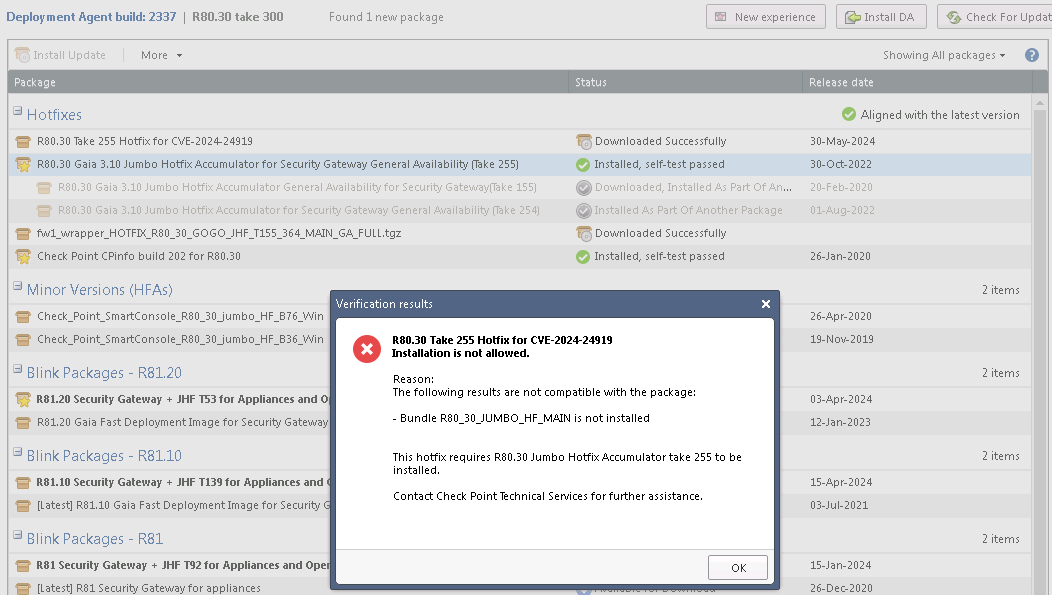 Solved: Important security update - stay protected against... - Check ...