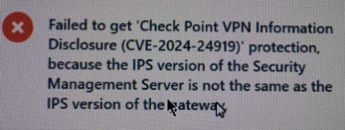 Solved: Important security update - stay protected against... - Check ...