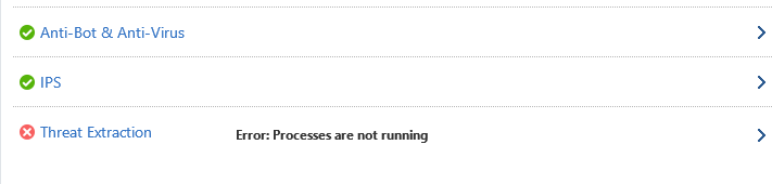 Threat Extraction Error: Processes are not running - Check Point CheckMates