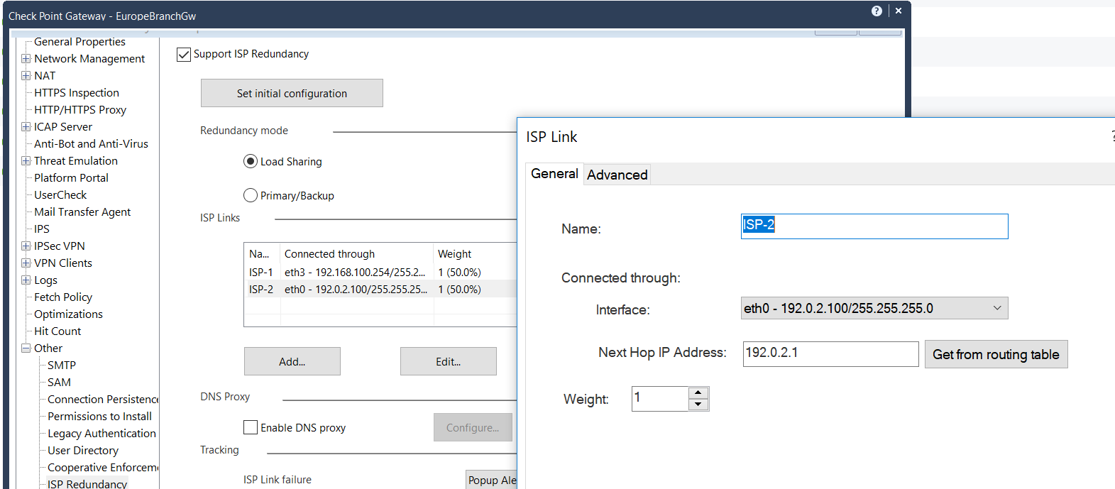 Checkpoint 5400 with secondary internet - Check Point CheckMates