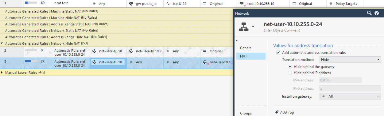 3600 - NAT port forwarding with WAN DHCP - Check Point CheckMates