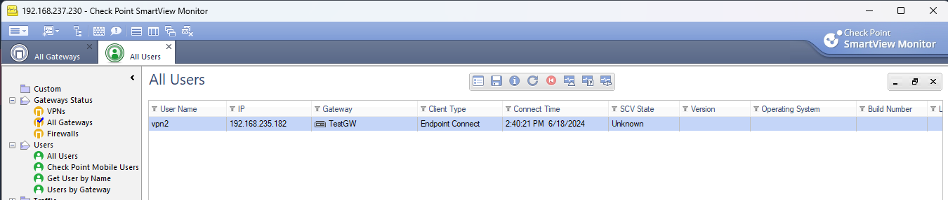 Why does the SmartView monitor did not show connec... - Check Point ...