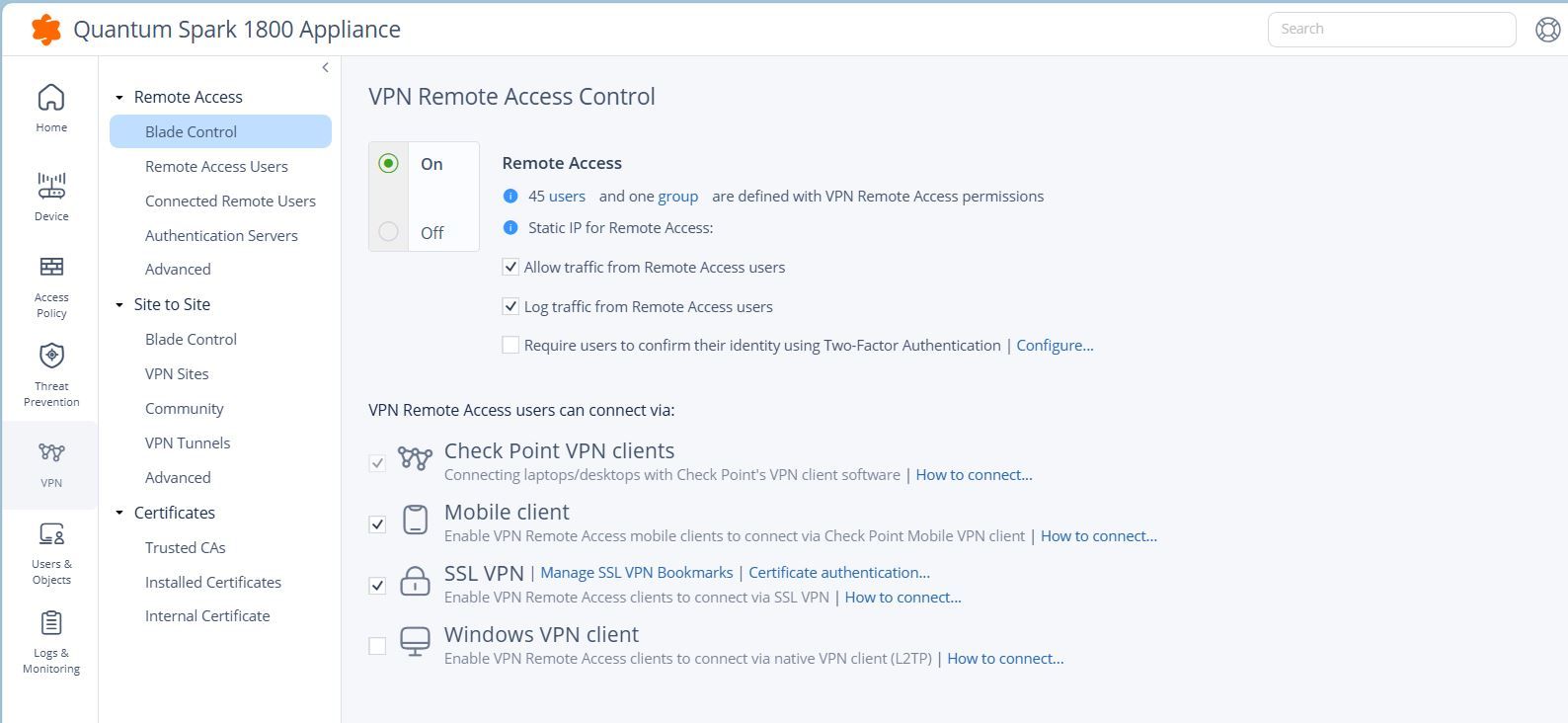 Configuring Remote Access Vpn Redundancy With Mult Check Point