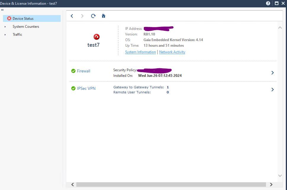 SMB Default gateway - Check Point CheckMates