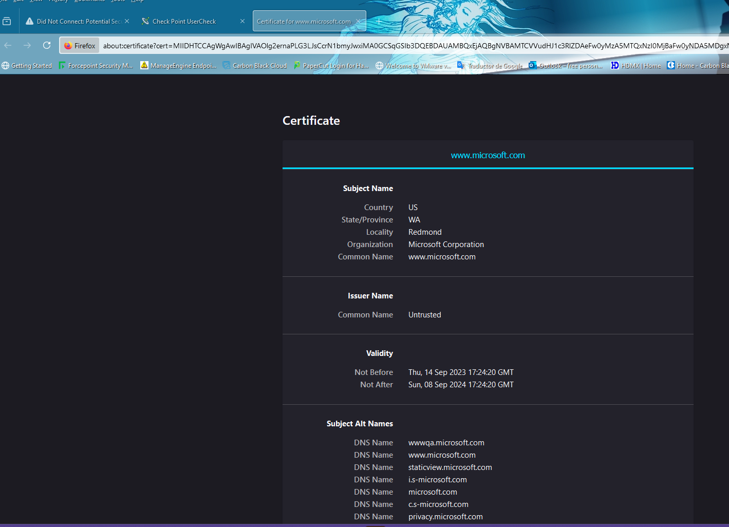 Solved: HTTPS Inspection & certificates - Check Point CheckMates