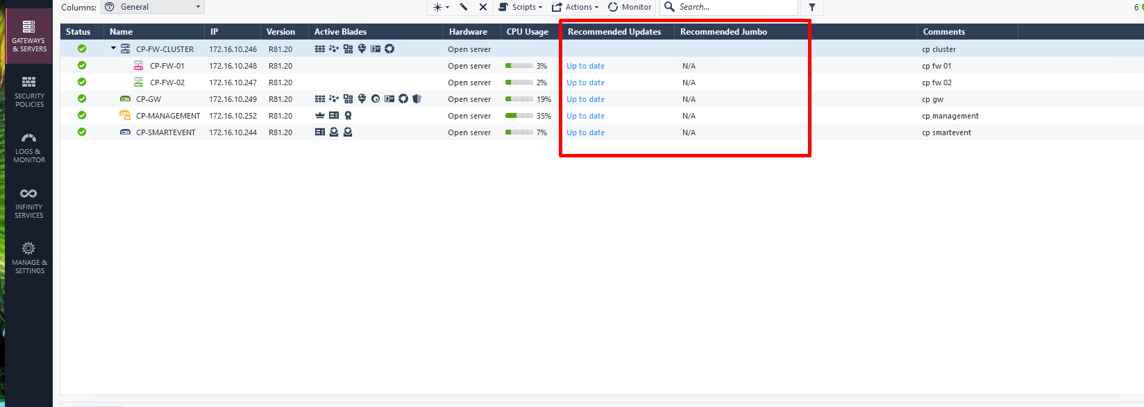 Solved Recommended Updates Vs Recommended Jumbo In Smart Check