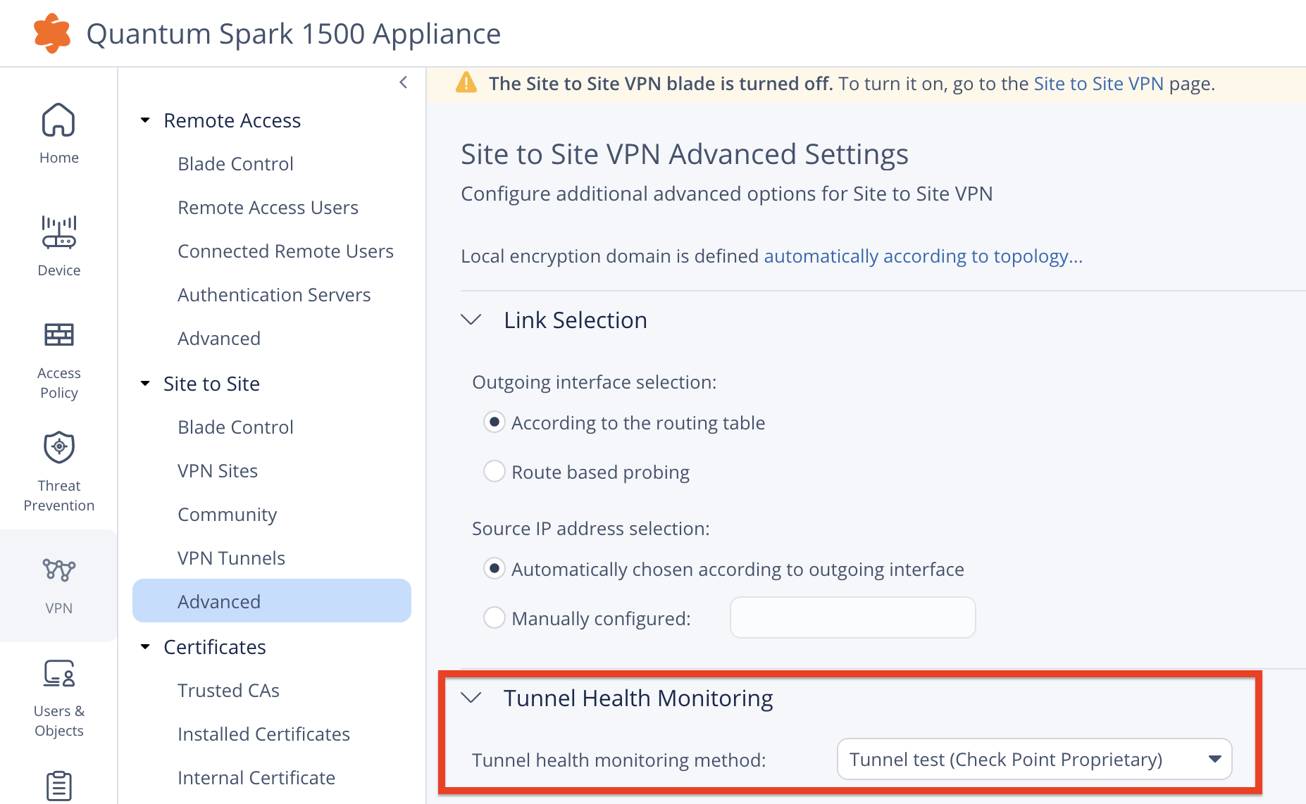 Solved Quantum Spark Redundant Ipsec Tunnels Using Dual I Check