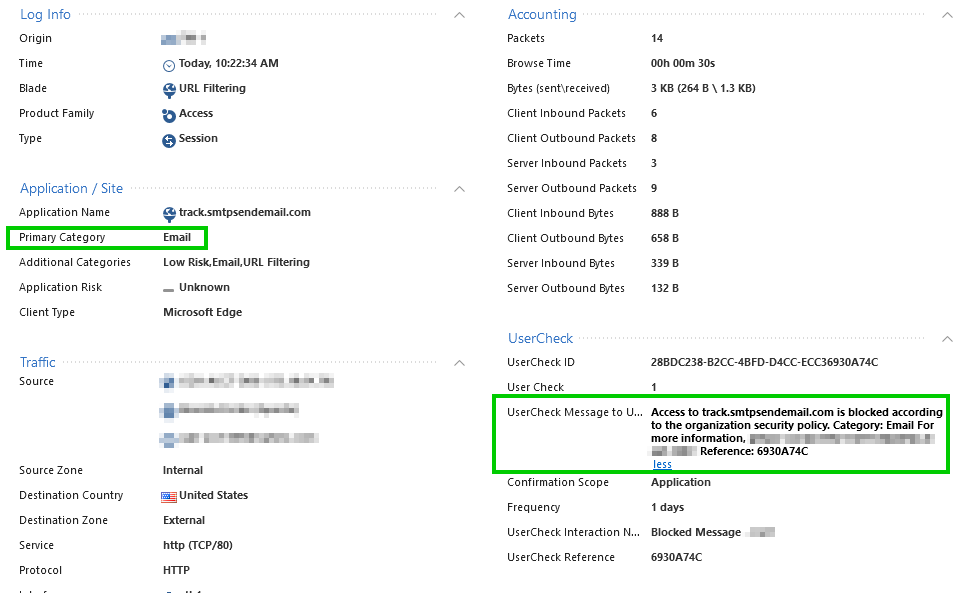 Solved: UserCheck reference does not match - Check Point CheckMates