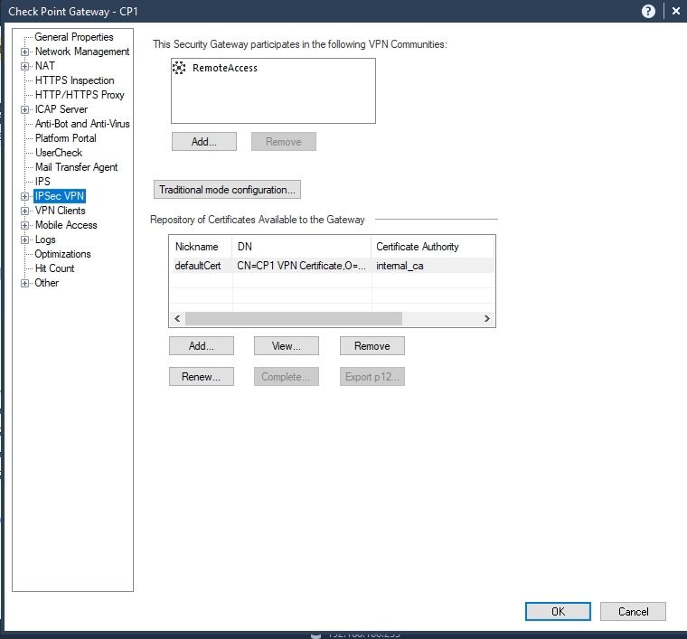 Remote Access VPN user not connecting after creati... - Check Point ...