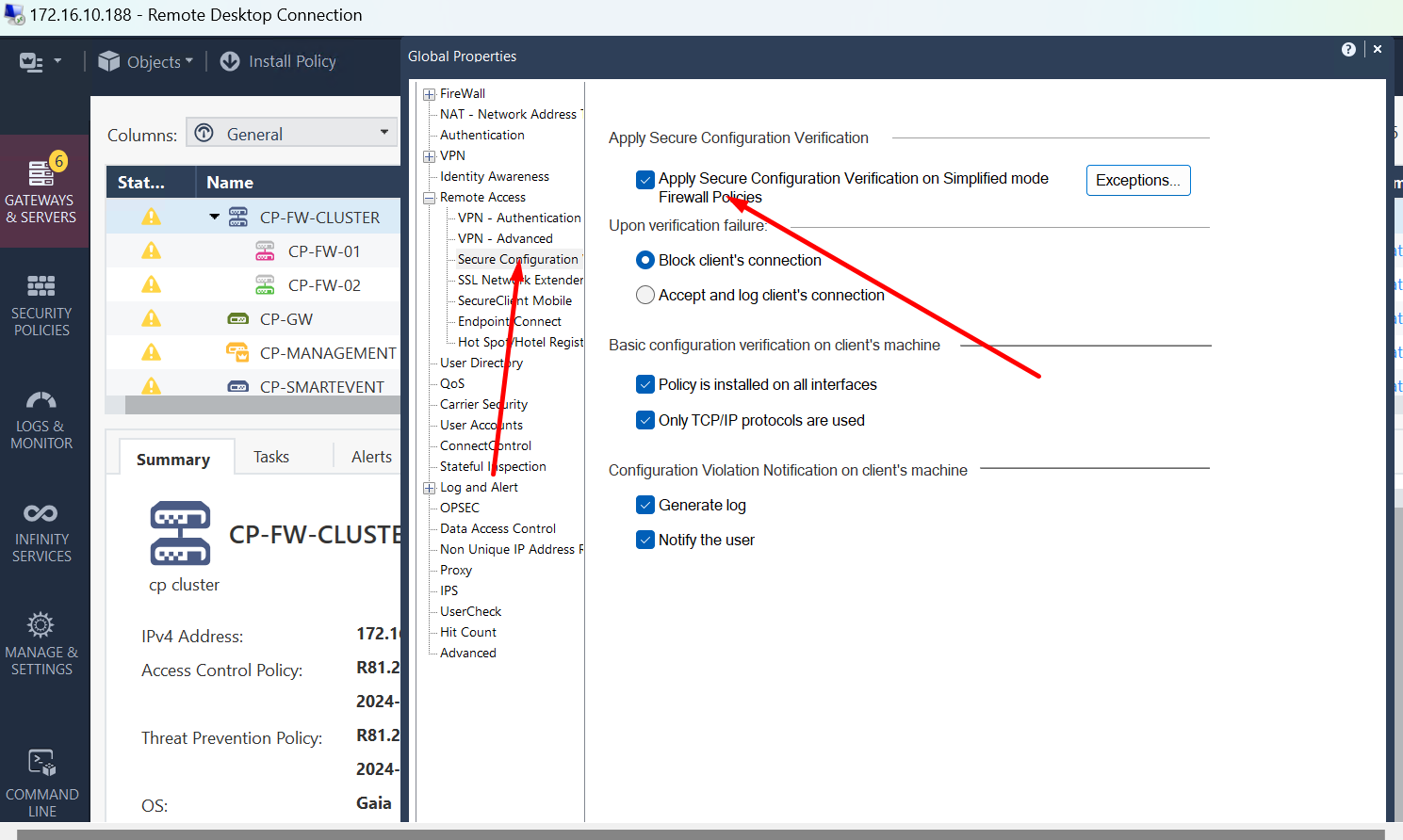 Solved: Standalone Remote Access VPN Client + Posture Chec... - Check ...