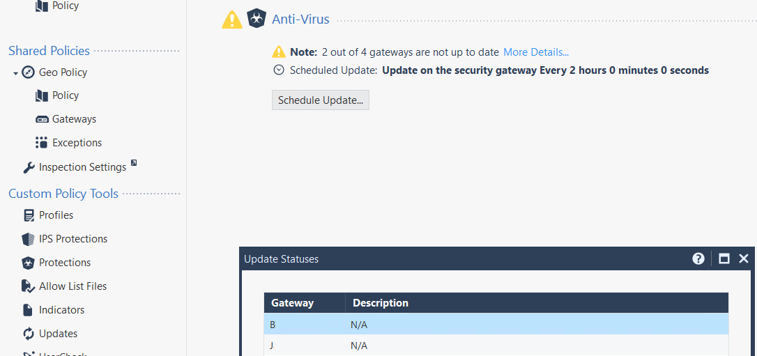 anti-virus update status "unknown" in GW monitor ... - Check Point ...