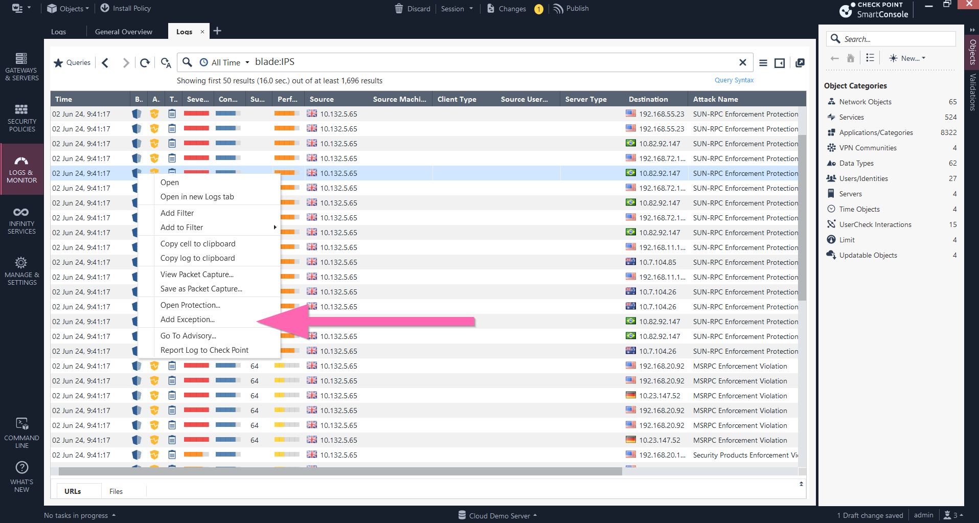 Solved: Threat Prevention logs - Check Point CheckMates