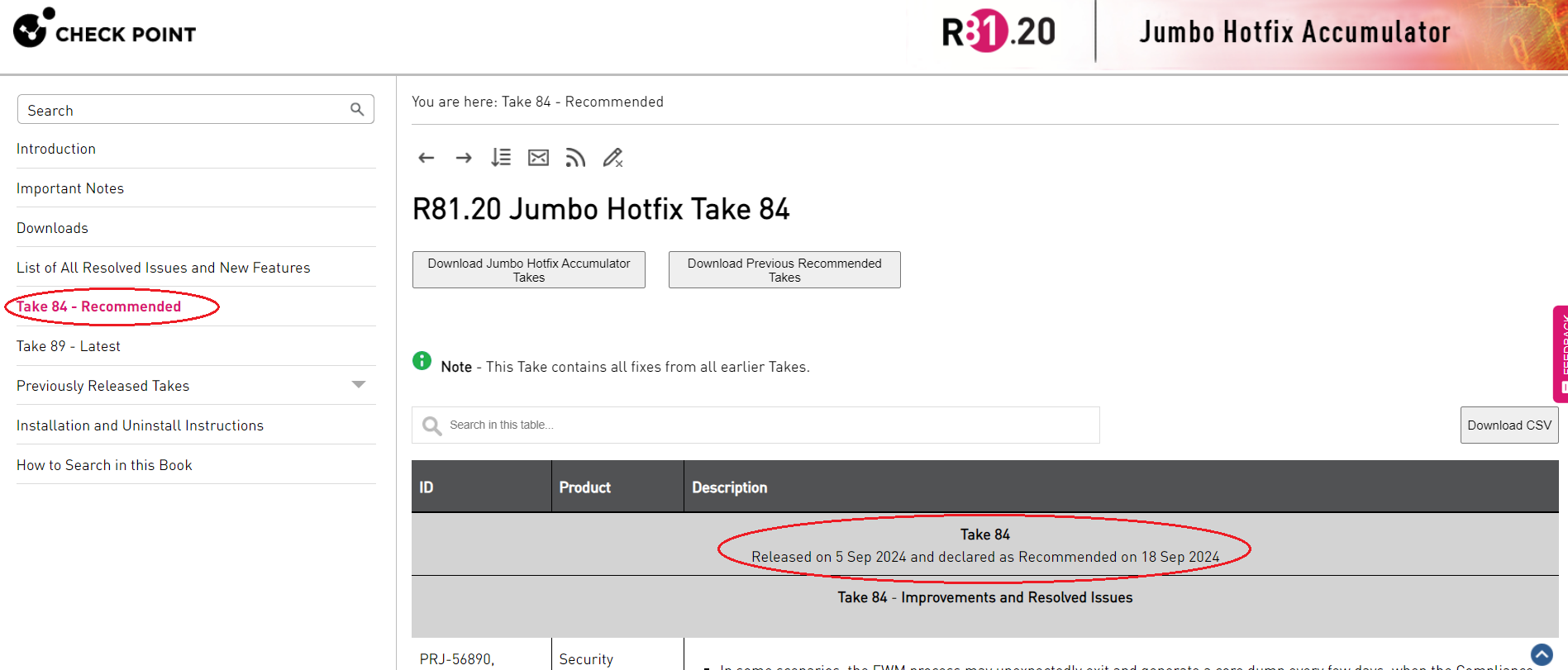 Solved: About R81.20 T634 - Check Point CheckMates