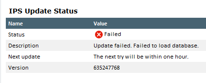 Solved: IPS update status: Update failed. Failed to load d... - Check ...