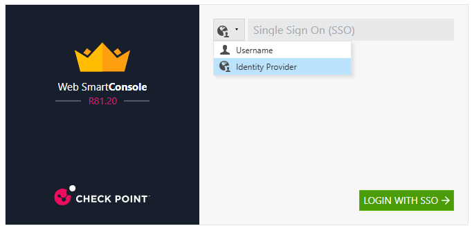 Solved How To Default Smartconsole Web Login To Idp Check Point