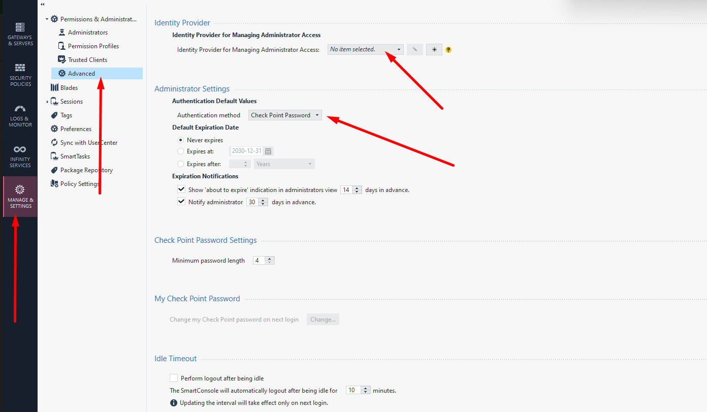 Solved How To Default Smartconsole Web Login To Idp Check Point