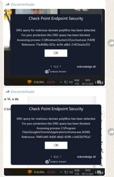 Message endpoint windows - Check Point CheckMates
